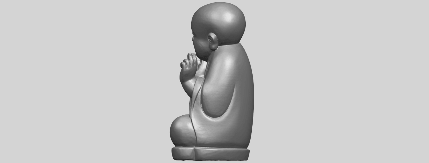 Free 3D file Little Monk 05・Object to download and to 3D print・Cults