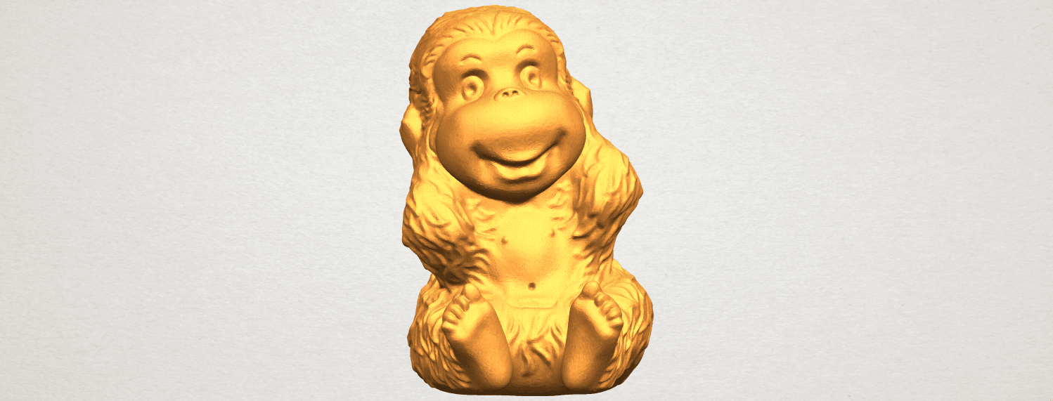 Free 3D file Monkey A02・3D print design to download・Cults