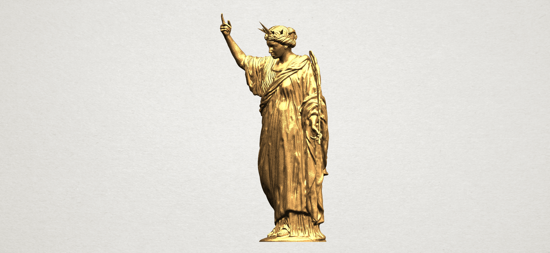 Free 3D file Statue of Liberty・3D printing design to download・Cults