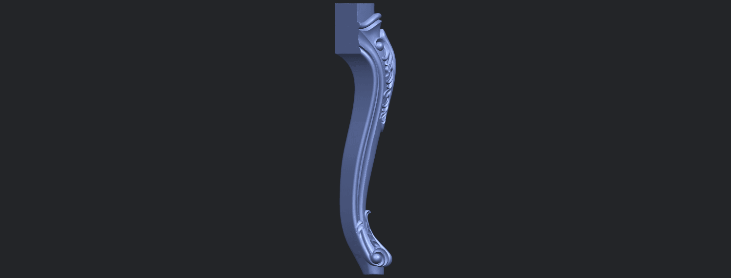 Download free STL file Table Leg 02 • 3D print template ・ Cults