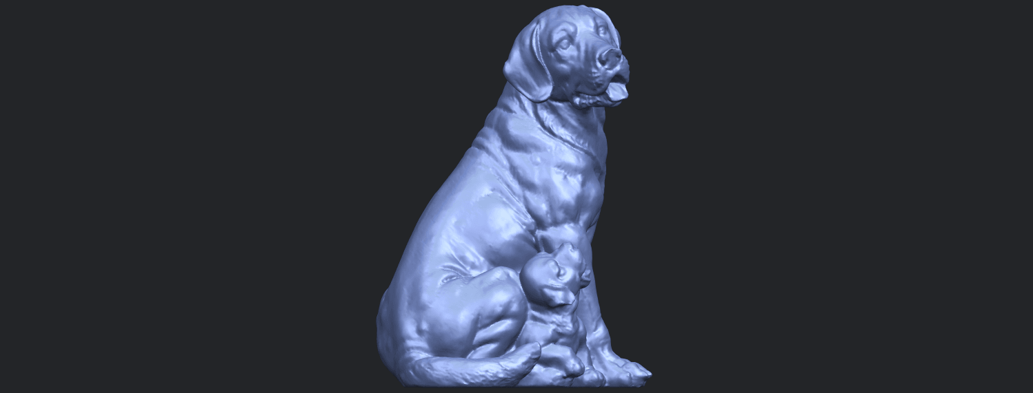 Free 3D file Dog and Puppy 01 🐕・3D printing template to download・Cults