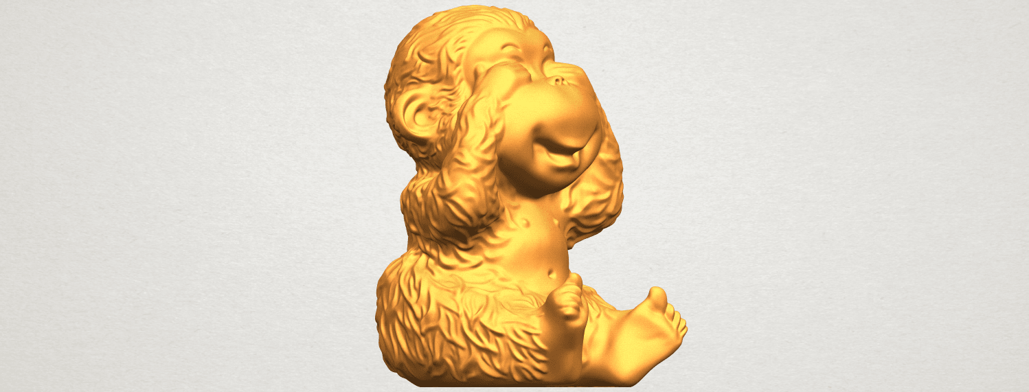 Free 3D file Monkey A03・3D printer model to download・Cults