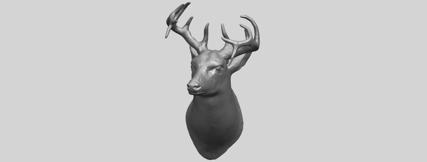 Free 3D file Deer Head 🦌・Template to download and 3D print・Cults