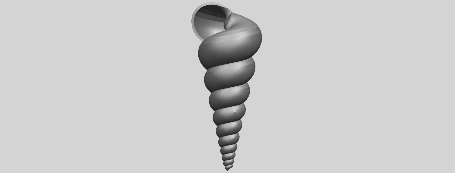 Free 3D file spiral shell・3D printable design to download・Cults