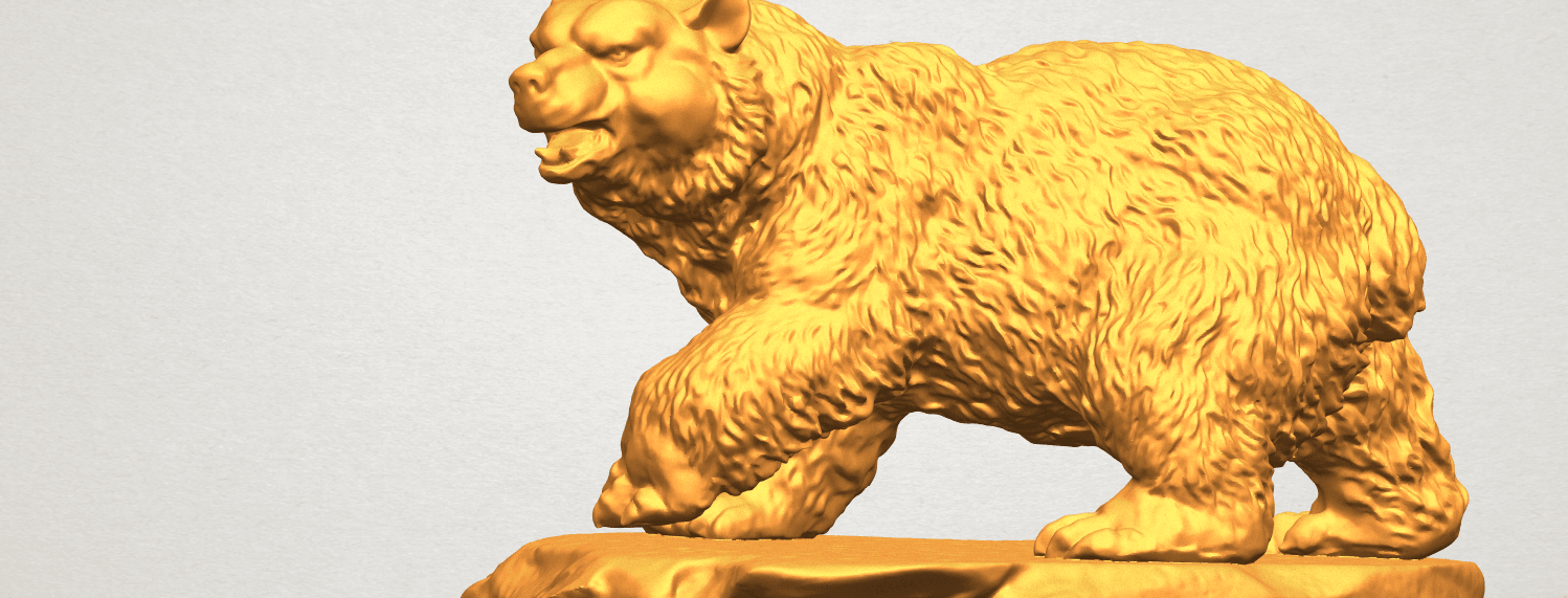 Download free STL file Bear 01 • 3D printing design ・ Cults