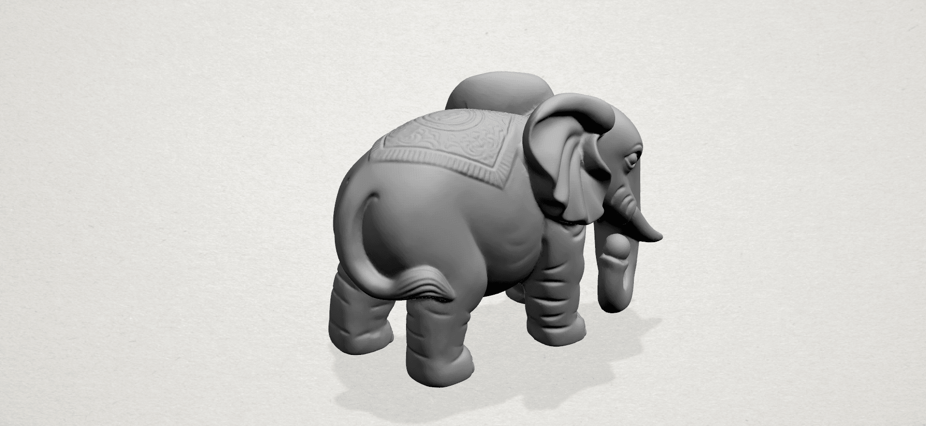 Télécharger fichier STL gratuit Éléphant 03 • Modèle imprimable en 3D ...