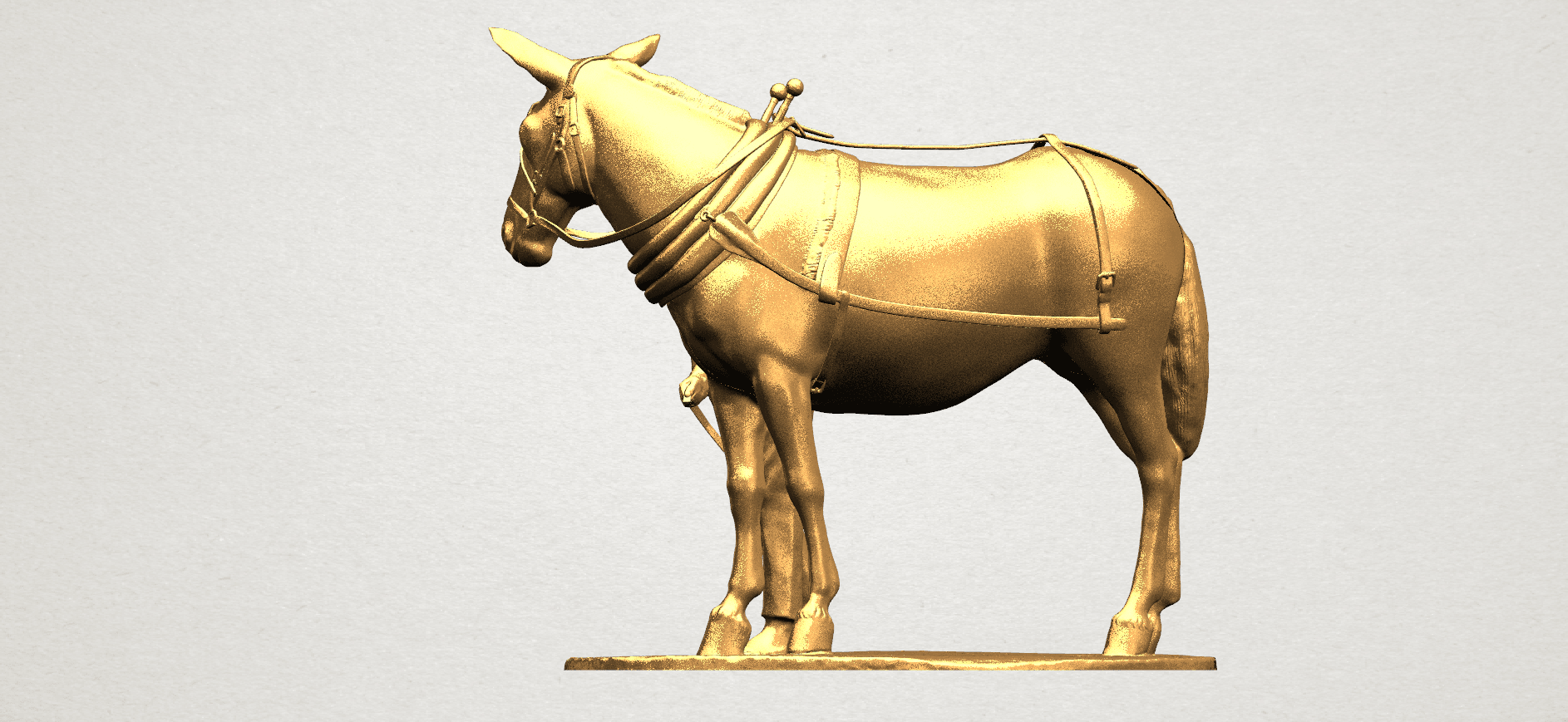 Free 3D file Horse with Man 01・3D printable model to download・Cults