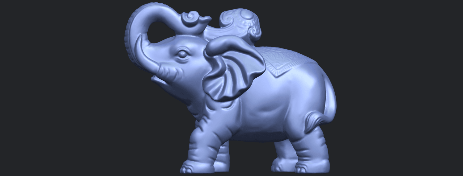 Descargar archivo STL gratis Elefante 02 • Diseño imprimible en 3D ・ Cults