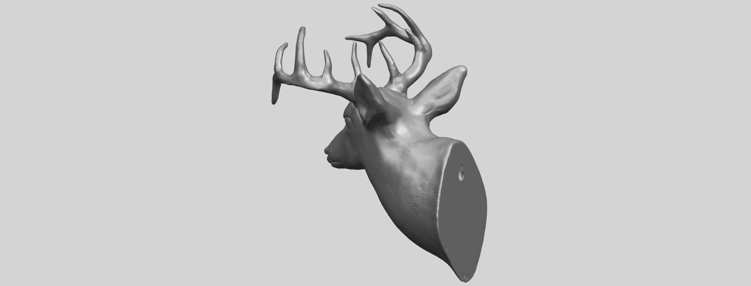 Free 3D file Deer Head 🦌・Template to download and 3D print・Cults