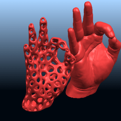 Download free STL file Voronoi Hand • Object to 3D print ・ Cults