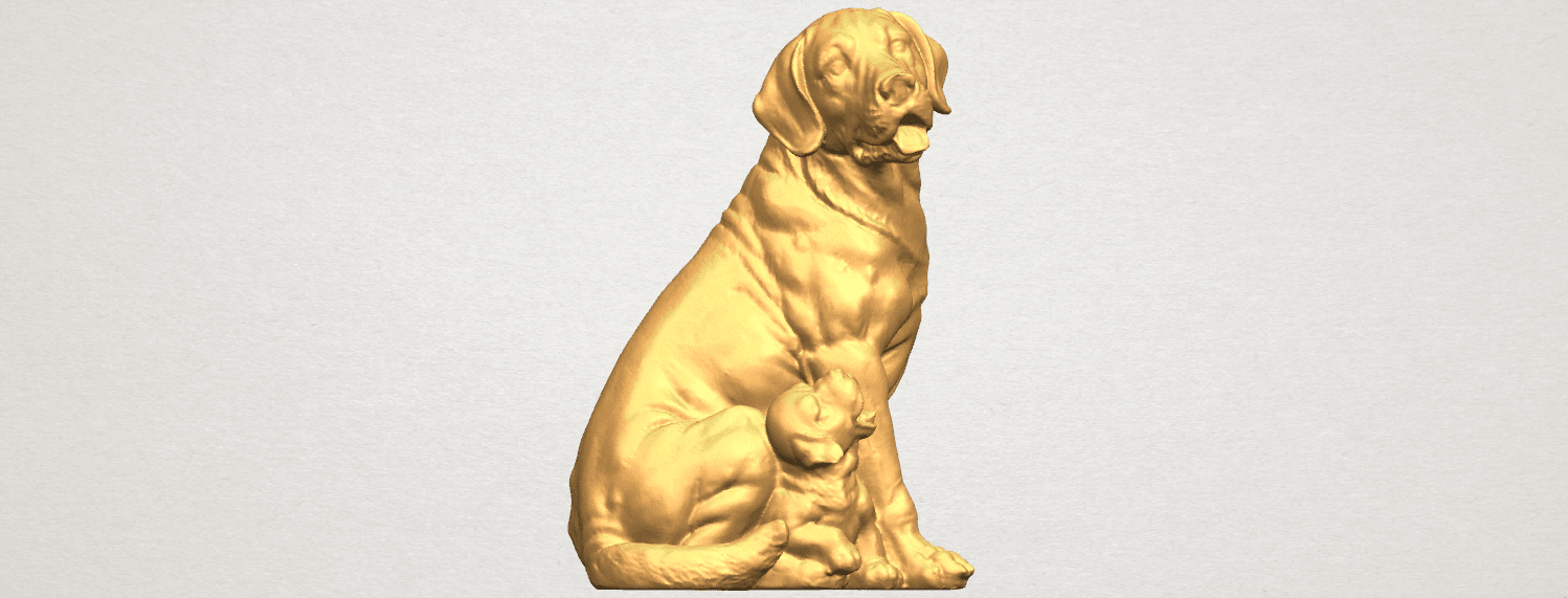 Free 3D file Dog and Puppy 01 🐕・3D printing template to download・Cults