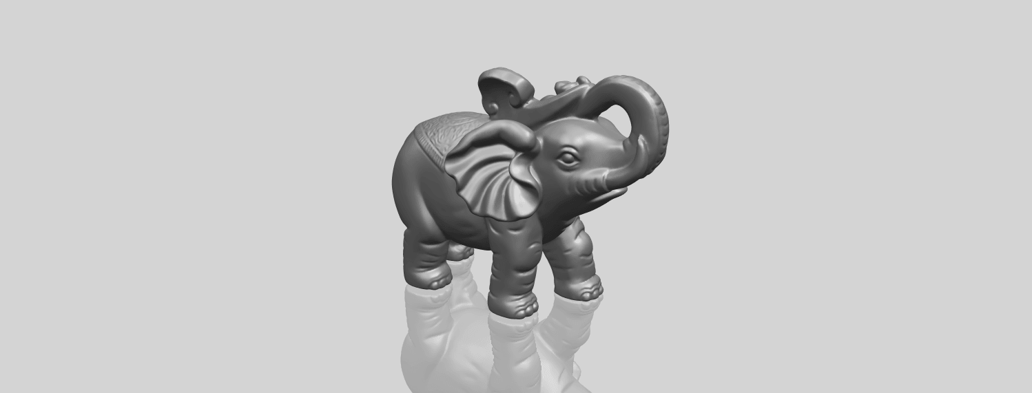 Descargar archivo STL gratis Elefante 02 • Diseño imprimible en 3D ・ Cults