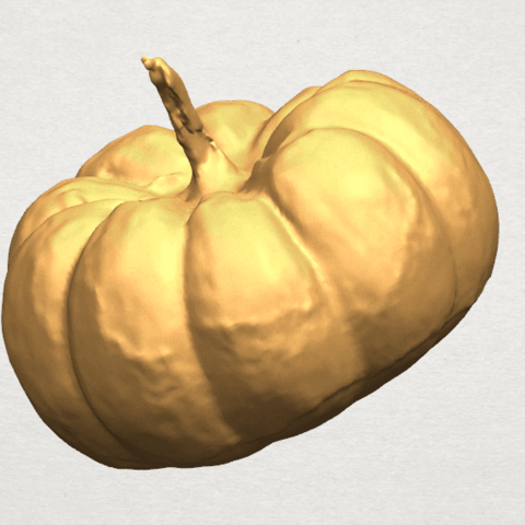 Download free STL file Pumpkin 02 • 3D print template ・ Cults