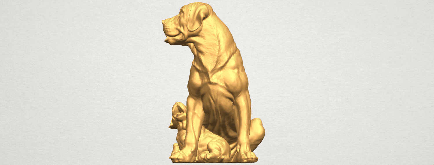 Free 3D file Dog and Puppy 01 🐕・3D printing template to download・Cults