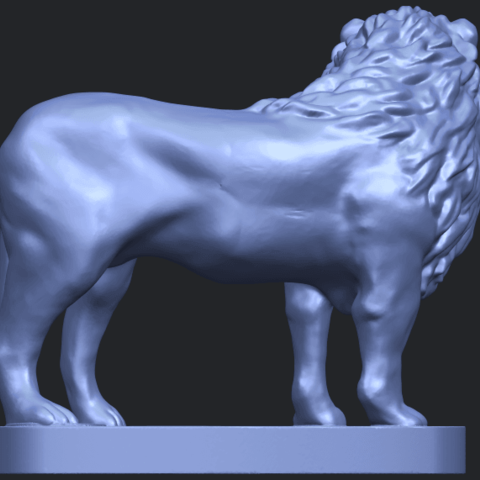Download free STL file Lion 03 • 3D printable template ・ Cults