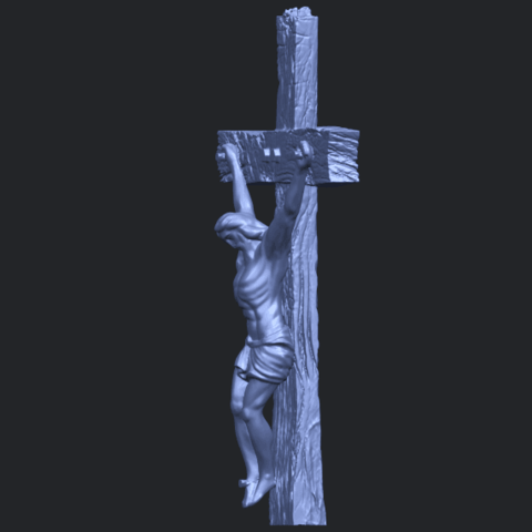 Download free STL file Jesus with cross 01 • 3D printable template ・ Cults