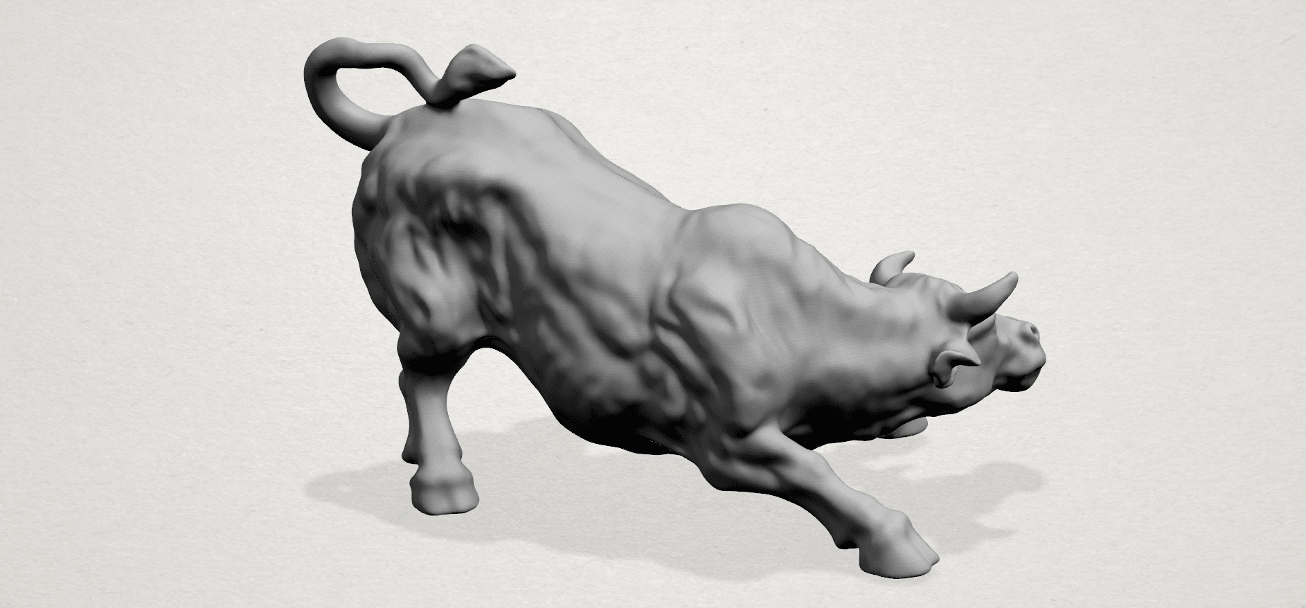 Free 3D file Bull 01・3D printer design to download・Cults