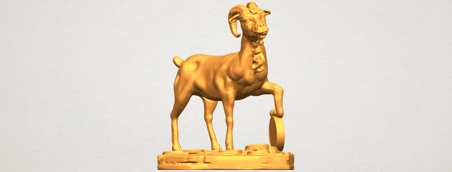 Free 3D file Goat 03・Template to download and 3D print・Cults