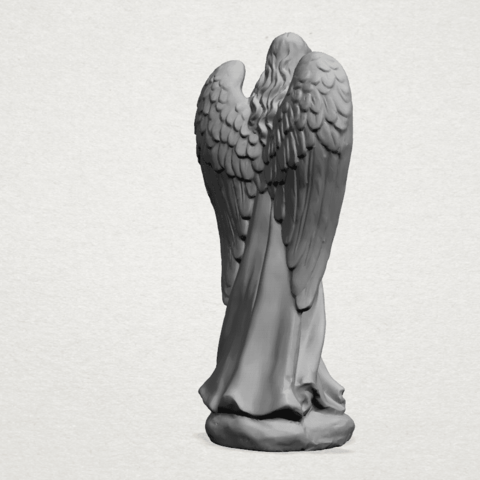 Download free STL file Angel 01 • 3D printer object ・ Cults