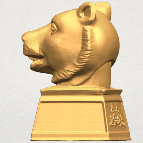 Free STL files Chinese Horoscope of Tiger 02 ・ Cults