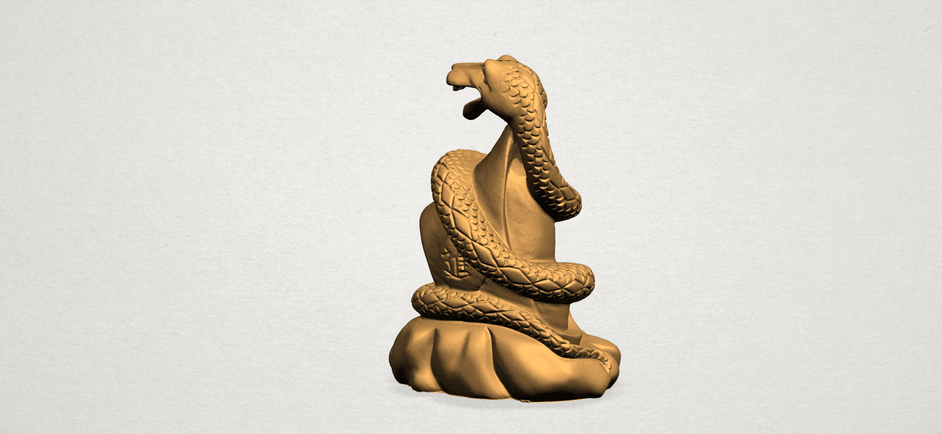 Free 3D file Chinese Horoscope 06 Snake 🐍・3D printable model to ...