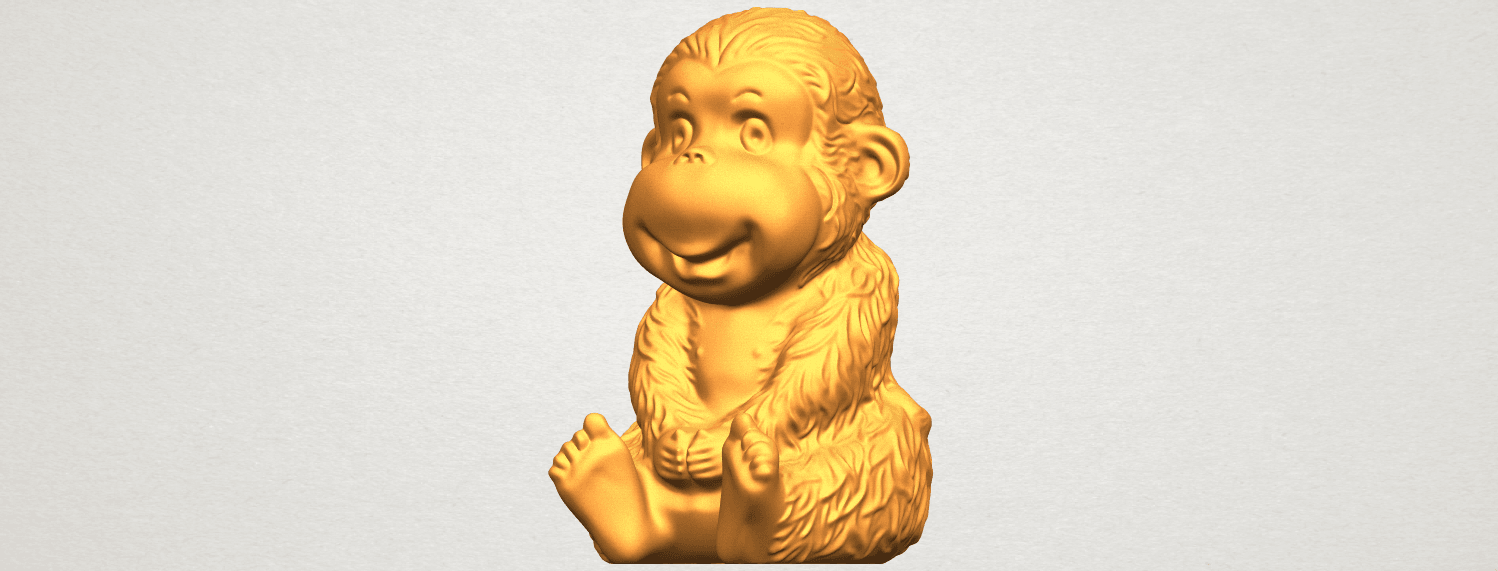 Free 3D file Monkey A01・Design to download and 3D print・Cults