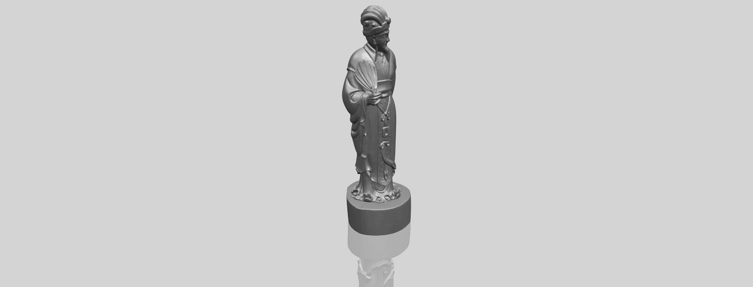 Download free STL file Zhu Ge Liang Kong Ming • 3D printer object ・ Cults