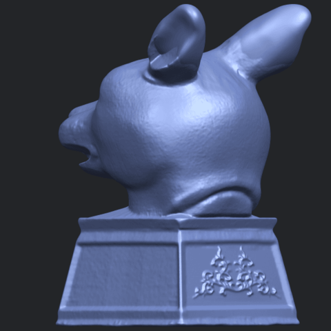 Download free STL file Chinese Horoscope of Rabbit 02 • Model to 3D ...
