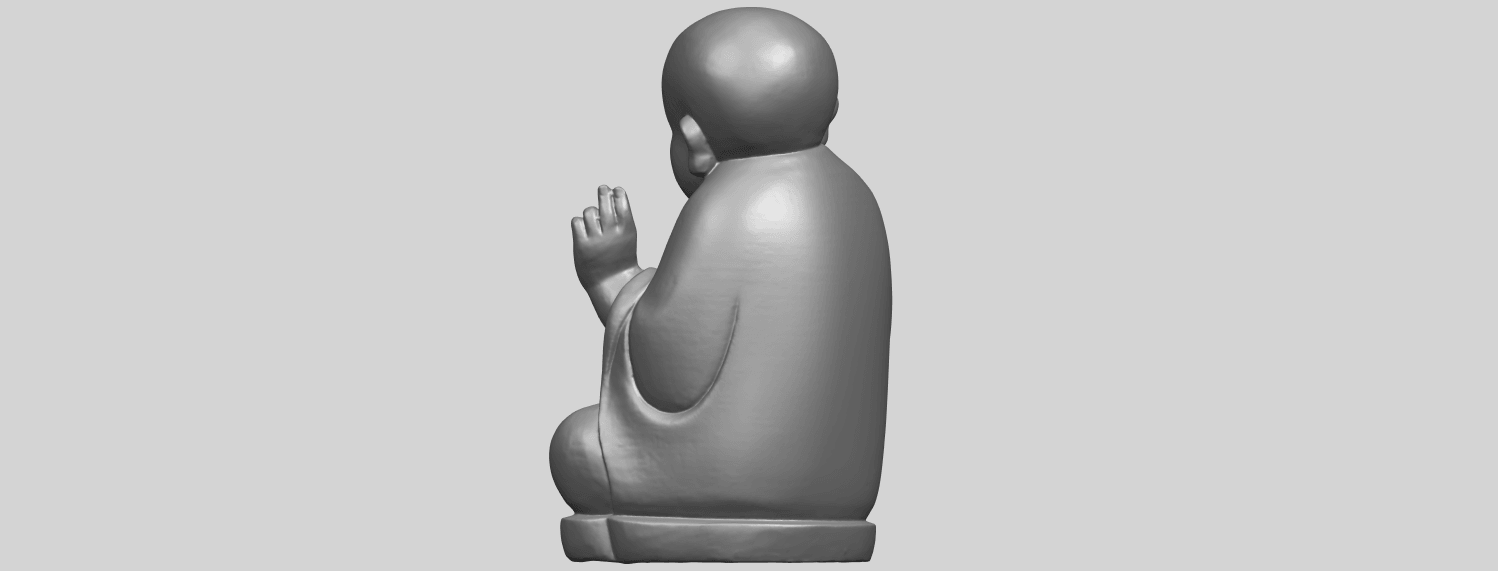 Free 3D file Little Monk 05・Object to download and to 3D print・Cults