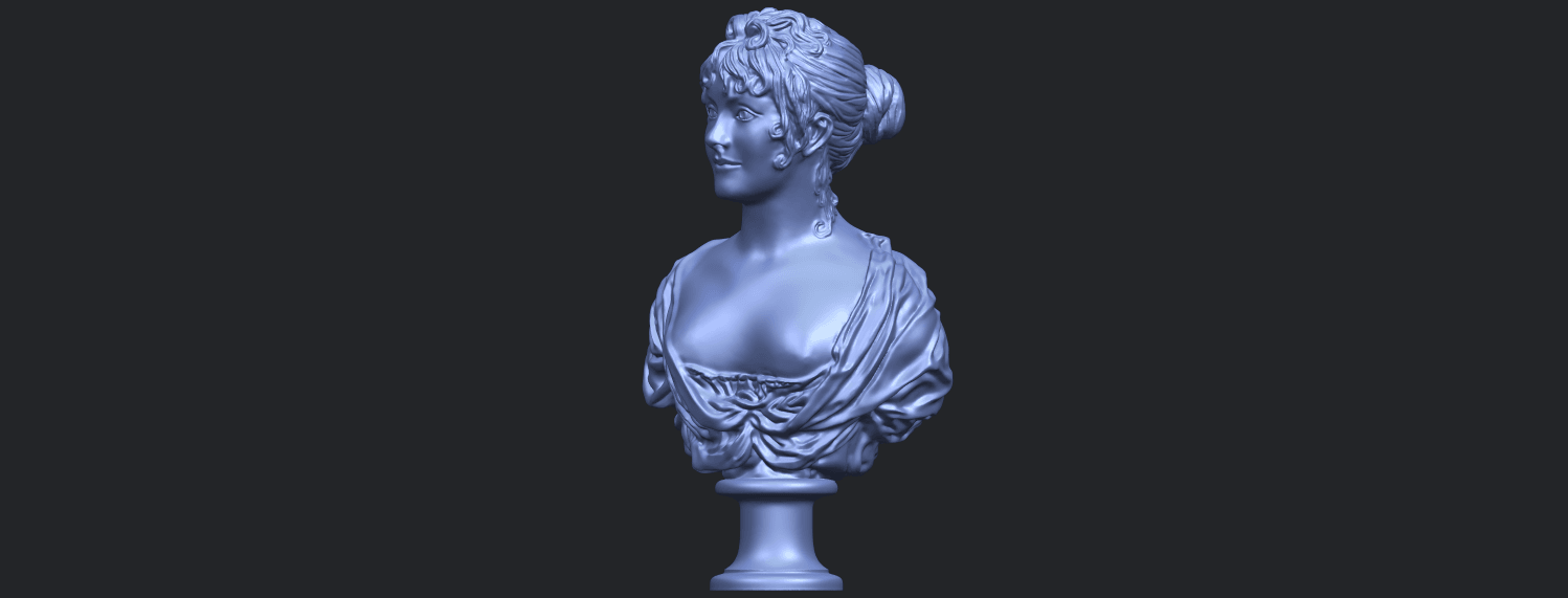 Download free STL file Bust of a girl 01 • Object to 3D print ・ Cults