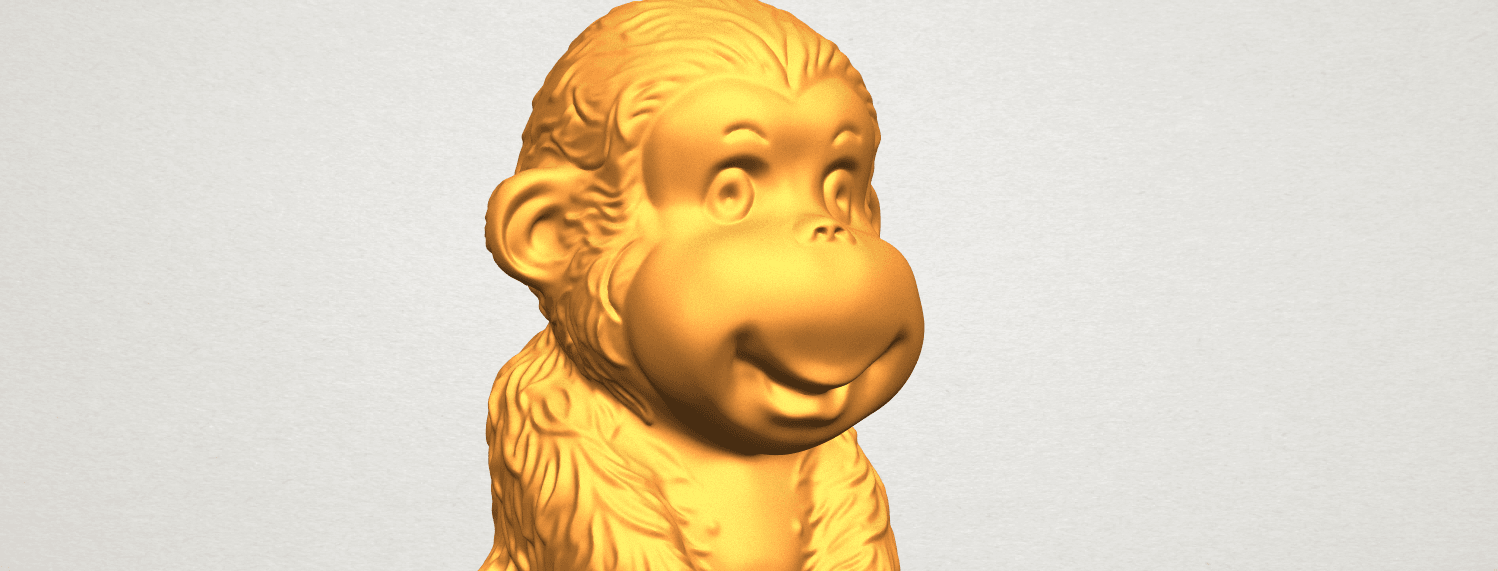 Download free STL file Monkey A01 • 3D printer model ・ Cults