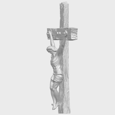 Download free STL file Jesus with cross 01 • 3D printable template ・ Cults