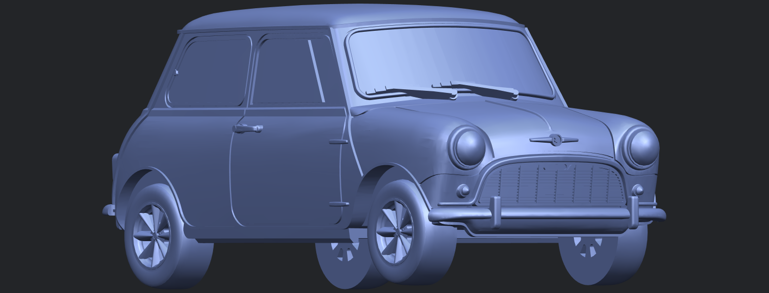 Free 3D file Morris Mini Minor Mark-1 🚗・Model to download and 3D print ...