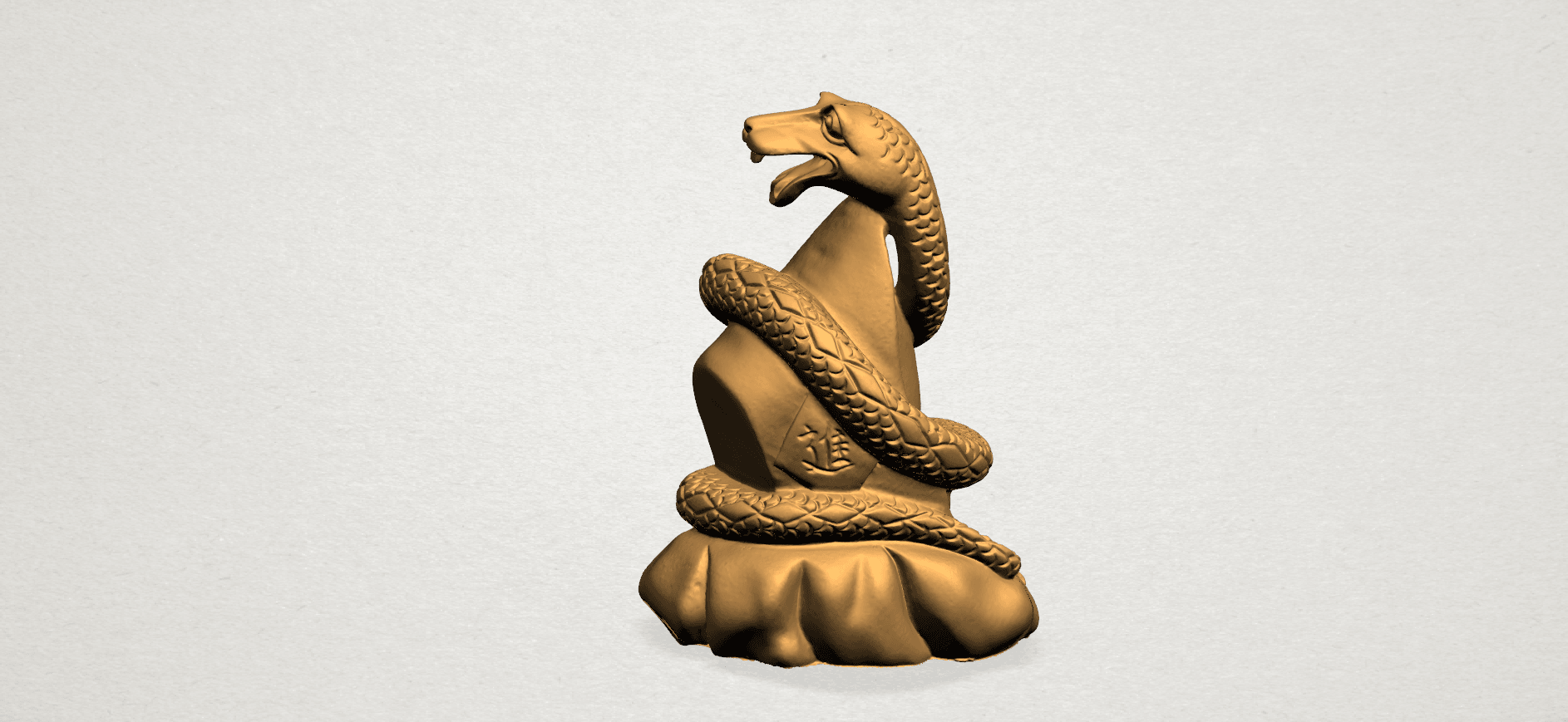 Free 3D file Chinese Horoscope 06 Snake 🐍・3D printable model to ...