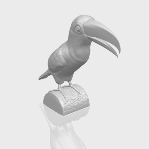 Imprimir en 3D gratis Pájaro Tucán ・ Cults