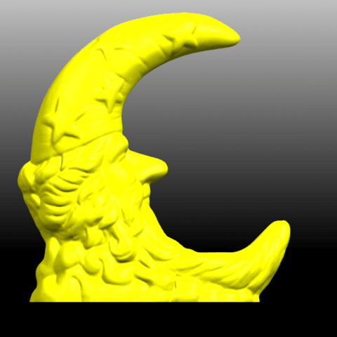 Download free STL files Moon ・ Cults