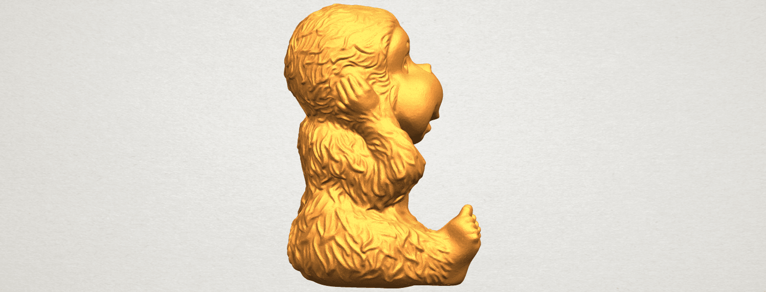 Free 3D file Monkey A02・3D print design to download・Cults