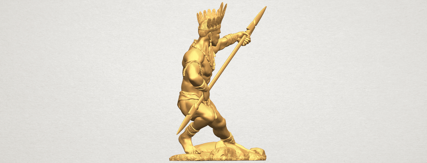 Free 3D file Red Indian 02・3D print model to download・Cults