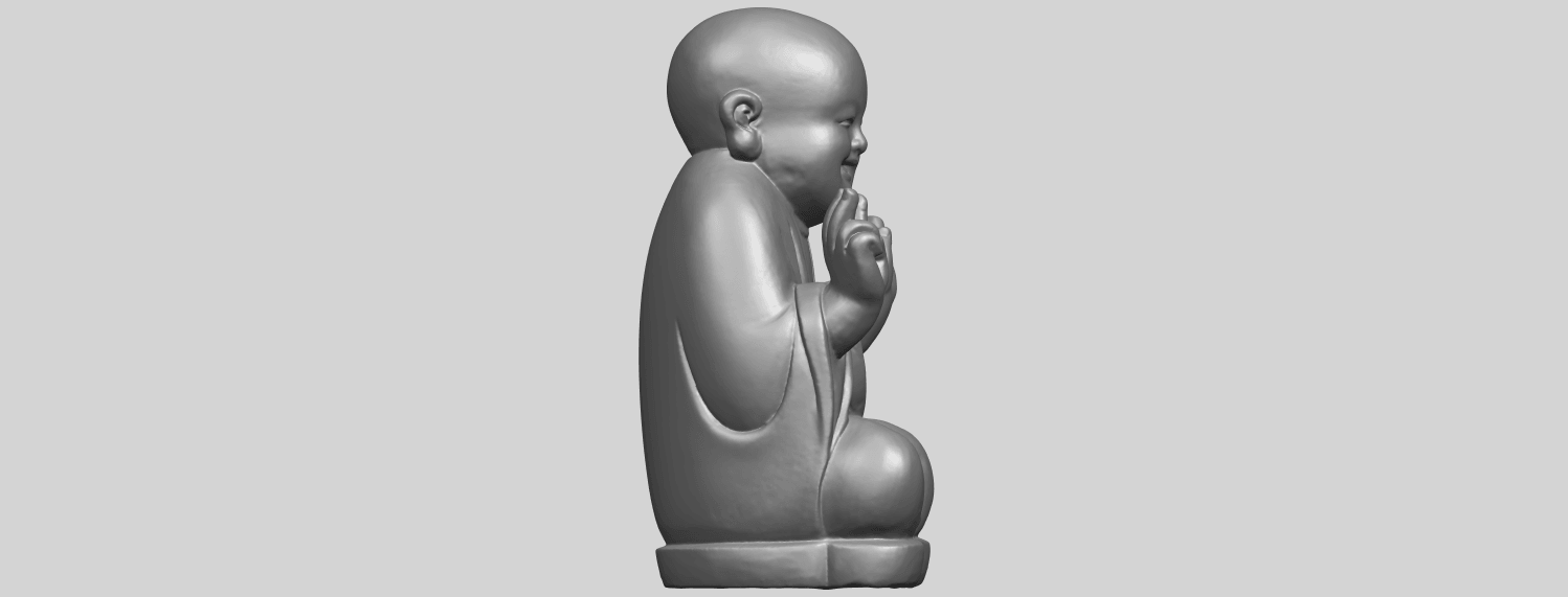 Free 3D file Little Monk 05・Object to download and to 3D print・Cults