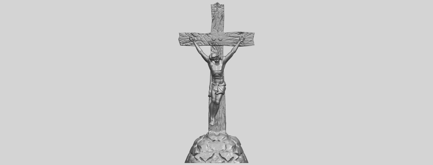 Télécharger fichier STL gratuit Jésus avec croix 02 • Design à imprimer ...