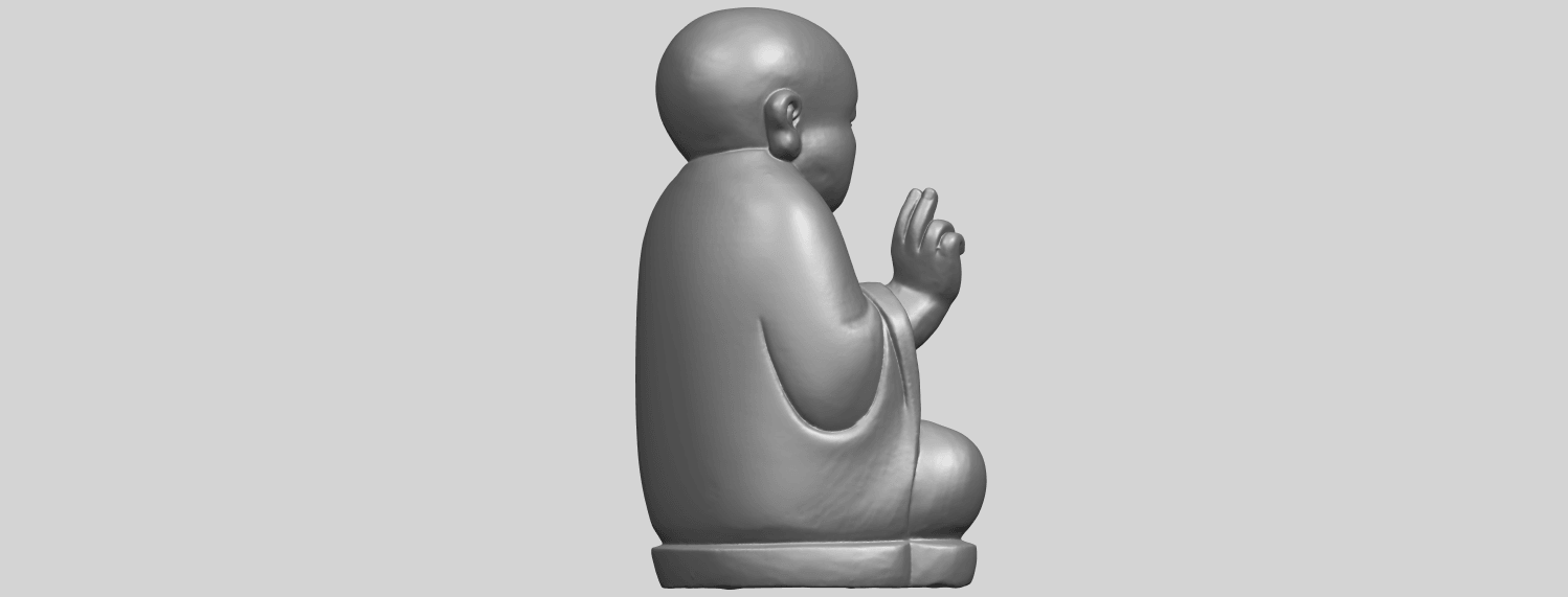 Free 3D file Little Monk 05・Object to download and to 3D print・Cults