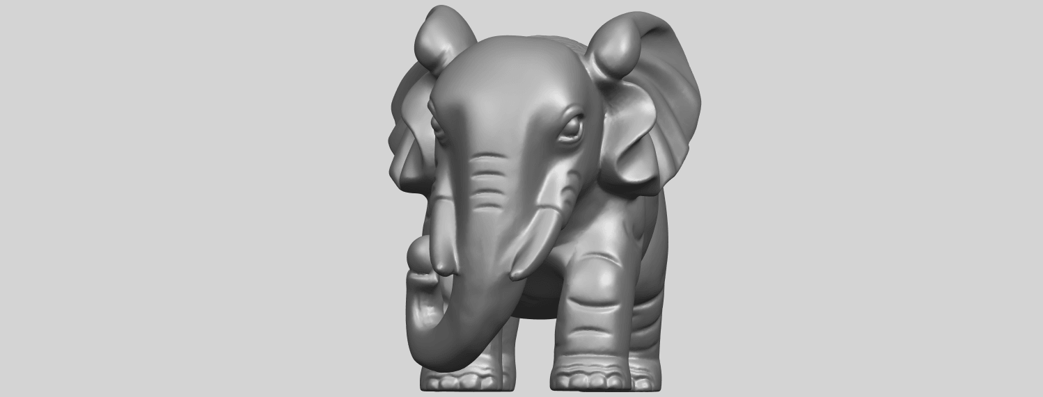 Télécharger fichier STL gratuit Éléphant 03 • Modèle imprimable en 3D ...
