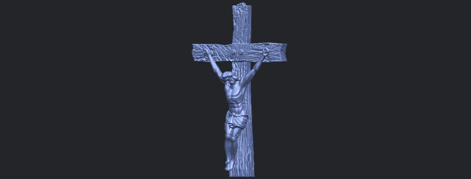 Free 3D file Jesus with cross 01 ️・3D printing model to download・Cults