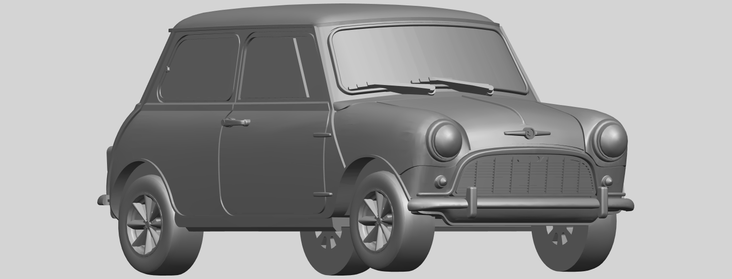 Free 3D file Morris Mini Minor Mark-1 🚗・Model to download and 3D print ...