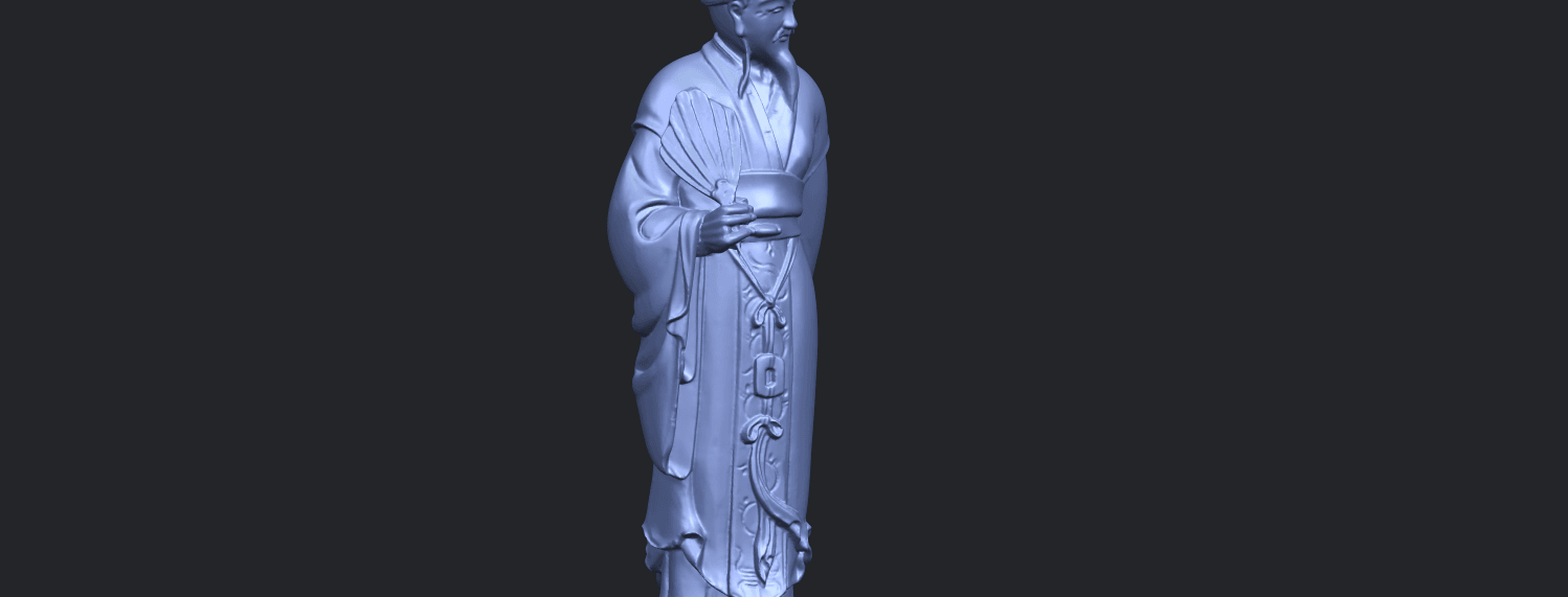 Download free STL file Zhu Ge Liang Kong Ming • 3D printer object ・ Cults