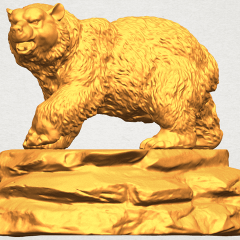 Download free STL file Bear 01 • 3D printing design ・ Cults