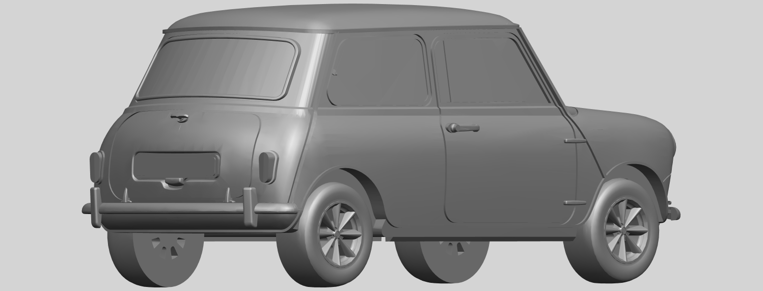 Free 3D file Morris Mini Minor Mark-1 🚗・Model to download and 3D print ...