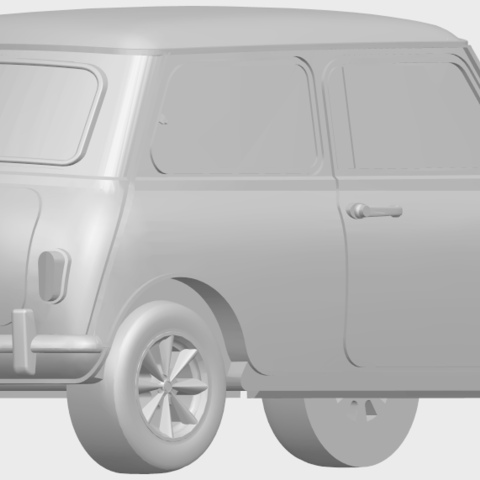 Télécharger fichier STL gratuit Morris Mini Minor Mark-1 • Design à ...