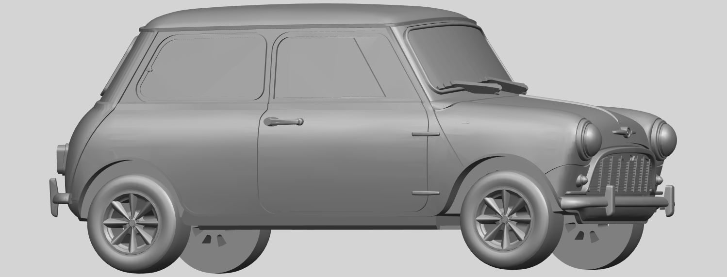 Free 3D file Morris Mini Minor Mark-1 🚗・Model to download and 3D print ...