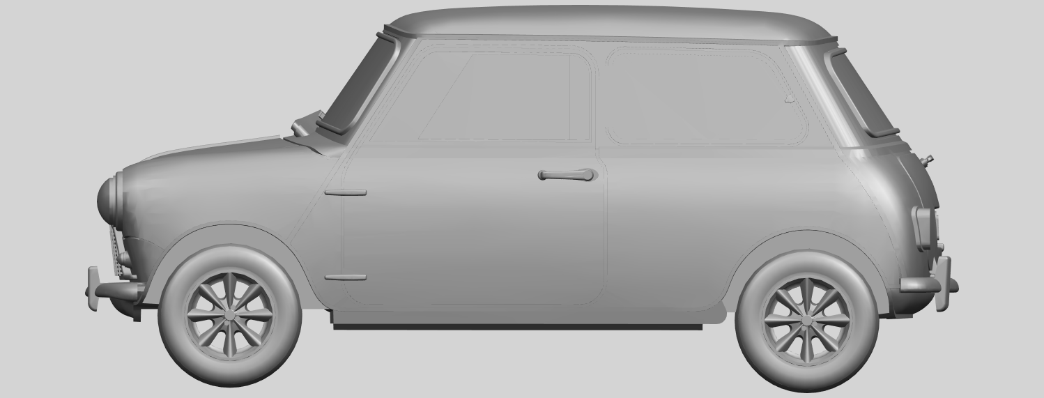 Free 3D file Morris Mini Minor Mark-1 🚗・Model to download and 3D print ...